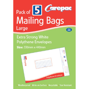 5 Large Mailing bags 330x440mm – Solv-X