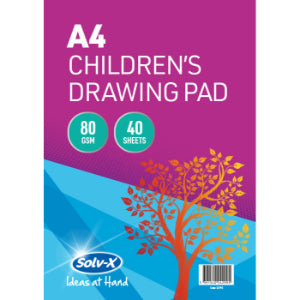 A4 childrens drawing pad white – Solv-X